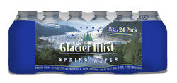 Glacier Mist® Natural Spring Bottled Water - 24 Pack at Menards®
