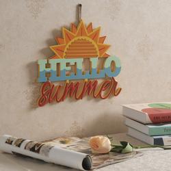 Enchanted Garden™ 10-1/4" "Hello Summer" Wall Decor Sign at Menards®