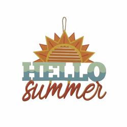 Enchanted Garden™ 10-1/4" "Hello Summer" Wall Decor Sign at Menards®