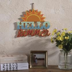 Enchanted Garden™ 10-1/4" "Hello Summer" Wall Decor Sign at Menards®