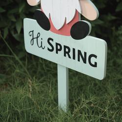 Enchanted Garden™ 24" Spring Gnome Stake at Menards®