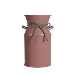 Enchanted Garden™ 7.6" Pink Metal Milk Pail at Menards®