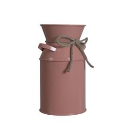 Enchanted Garden™ 7.6" Pink Metal Milk Pail at Menards®