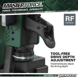 Masterforce® Pneumatic Coil Roofing Nailer at Menards®