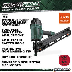 Masterforce® Pneumatic 34° Framing Nailer at Menards®