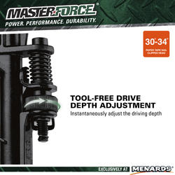 Masterforce® Pneumatic 34° Framing Nailer at Menards®