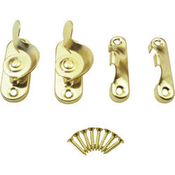 Prime-Line® 1-15/16" Brass Cam-Type Sash Lock and Keeper - 2-Pack at ...