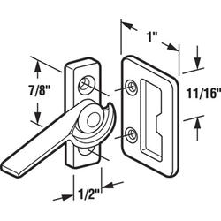 Prime-Line® 7/8" Die Cast Right Side Latch and Keeper - 2-Pack at Menards®
