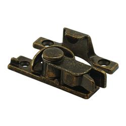 Prime-Line® Antique Brass Die Cast Anti-Swivel Tab Sash Lock and Keeper ...