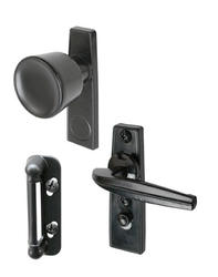 Prime-Line® 1-3/4" Hole Center Black Tulip Knob Storm Door Latch ...