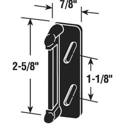 Prime-Line® 1-1/8" Hole Center Adjustable Black Aluminum Strike Plate ...