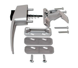 Prime-Line® 1-3/4" Hole Center Aluminum Push Button Storm Door Latch ...