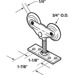 Prime-Line® Flat Edge Tandem Rollers with 3/4" Plastic Wheels at Menards®