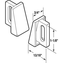 Prime-Line® Universal Fit Plastic Pocket Door Bottom Guides - 2 Pack at ...