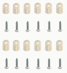 Prime-Line® White Plastic Flush Screen Clips - 25-Pack at Menards®