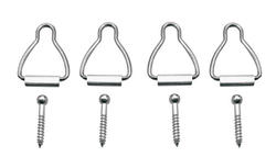 Prime-Line® 1-9/16" Mill Finish Aluminum Bottom Screen Latches - 4-Pack ...