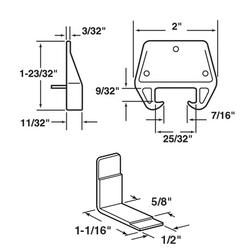 Prime-Line® Wood Track Drawer Guide Kit at Menards®