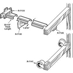 Prime-Line® 22-1/2" Steel Rolled Edge Drawer Track Repair Kit at Menards®