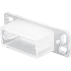 Prime-Line 2-Pack 1-7/16" White Polyethylene Drawer Track Back Plates ...