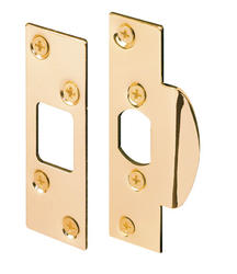 Prime-Line® Brass-Plated Steel Security Strike Kit - 2 Pack at Menards®