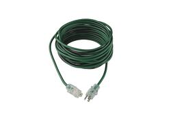 Masterforce™ 50' 14/3 Medium-Duty Green/Black Outdoor Extension Cord at ...
