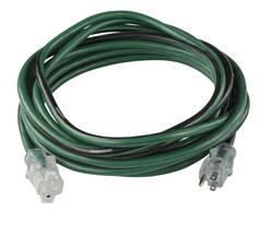 Masterforce® 25' 12/3 Heavy-Duty Green/Black Outdoor Extension Cord at ...
