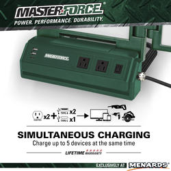 Masterforce™ 10000 Lumen LED Work Light Power Station at Menards®