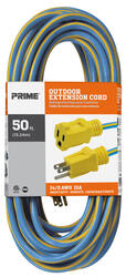 Prime 50' 14/3 Medium-Duty Blue/Yellow Outdoor Extension Cord at Menards®