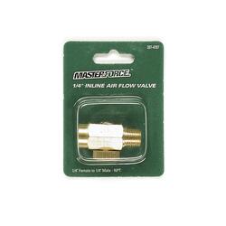 Masterforce® 1/4" NPT Brass In Line Air Adjustment Valve at Menards®
