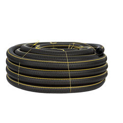 4" x 100' Corrugated Single-Wall Perforated Drain Pipe at Menards®