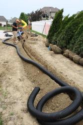 4" x 100' Corrugated Single-Wall Perforated Drain Pipe at Menards®