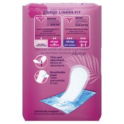 Always® Thin No Feel Protection Clean Scent Panty Liners - 72 ct at ...