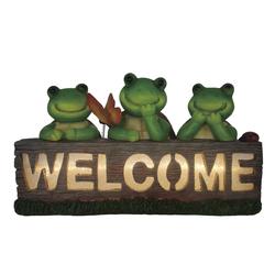 Enchanted Garden® 12" Solar Welcome Turtle Trio at Menards®