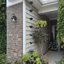 Enchanted Garden® 6' Metal Lotus Rain Chain at Menards®