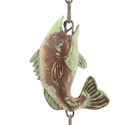 Enchanted Garden™ 6' Metal Fish Rain Chain at Menards®