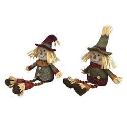 Pumpkin Hollow® 18" Fabric Sitting Fall Scarecrow - Assorted Styles at ...