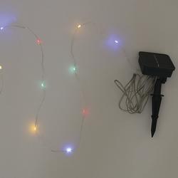 Enchanted Forest® 100-Light Multicolor Solar Fairy Light Set at Menards®