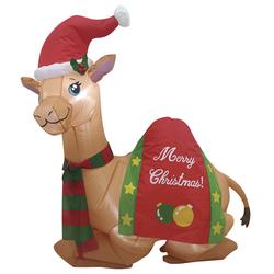 Enchanted Forest® 4' LED Christmas Camel Inflatable at Menards®