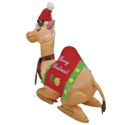Enchanted Forest® 4' LED Christmas Camel Inflatable at Menards®