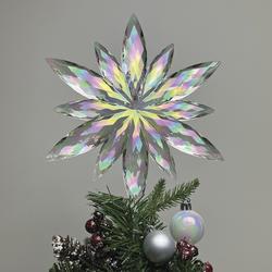 Enchanted Forest® 12.8" Acrylic Snowflake Tree Topper at Menards®