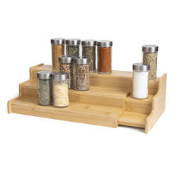 Smart Design® 3-Tier Expandable Bamboo Spice Rack at Menards®