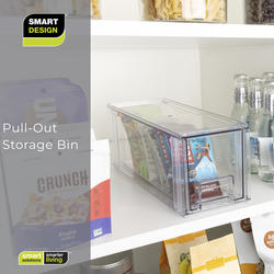 Smart Design® 13-11/16" D x 4-15/16" W x 5-5/16" H Pull-Out Stackable ...