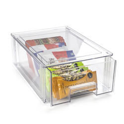 Smart Design® 13-3/4" D x 9-7/8" W x 5-5/16" H Pull-Out Stackable ...