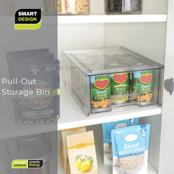 Smart Design® 13-3/4" D x 9-7/8" W x 5-5/16" H Pull-Out Stackable ...