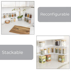 Smart Design® White Spice Rack Shelf - Set of 2 at Menards®