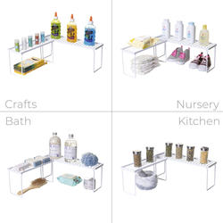 Smart Design® White Spice Rack Shelf - Set of 2 at Menards®