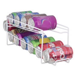 Smart Design® 18 x 5-7/8" White 2-Tier Beverage Can Dispenser at Menards®