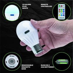 LitezAll Battery Operated Color Changing LED Porta Bulb at Menards®