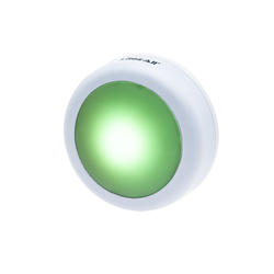 LitezAll Battery Operated Color Changing LED Puck Light - 2 Pack at ...
