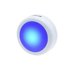 LitezAll Battery Operated Color Changing LED Puck Light - 2 Pack at ...